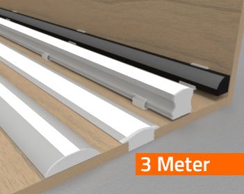 3 Meter LED Profile | Für sauber verarbeitete LED Streifen
