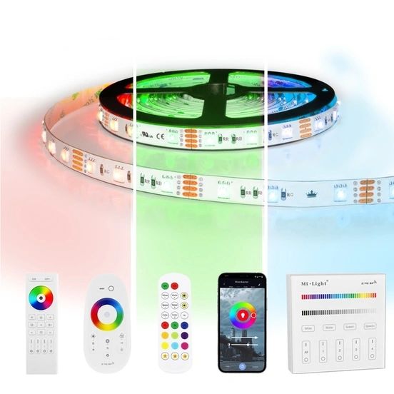 RGB LED Streifen (Multicolor) im Komplettset. Längen bis zu 50M.